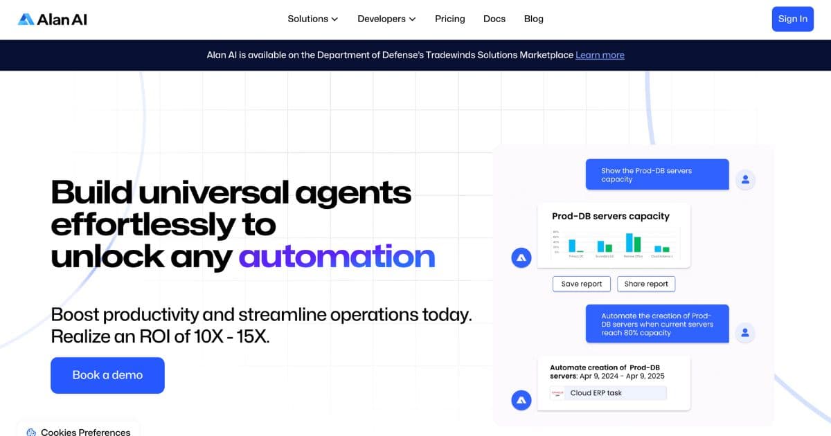 AlanAi: Unlock automation & boost productivity with Ai - Dynamic Business