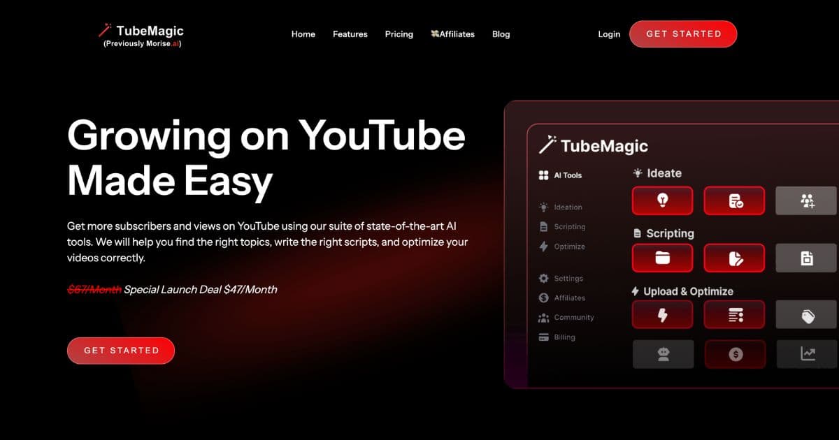 TubeMagic: AI for YouTube growth - Dynamic Business