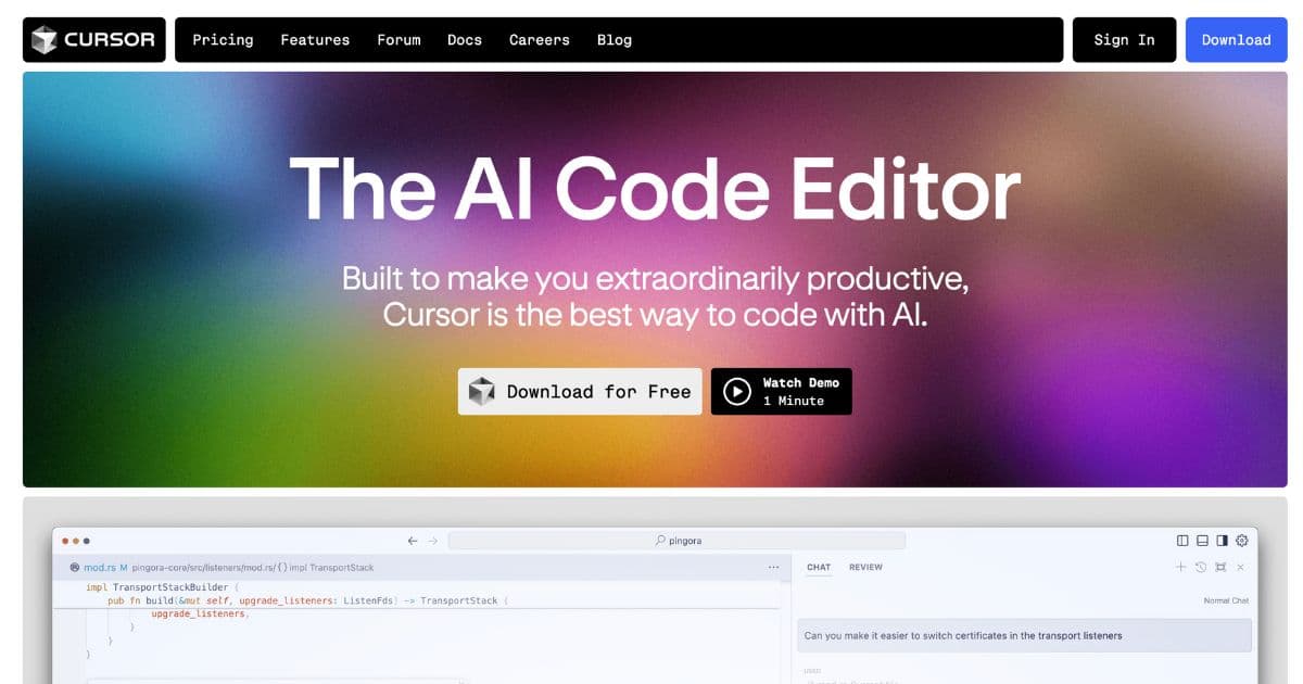 Cursor: AI code editor - Dynamic Business