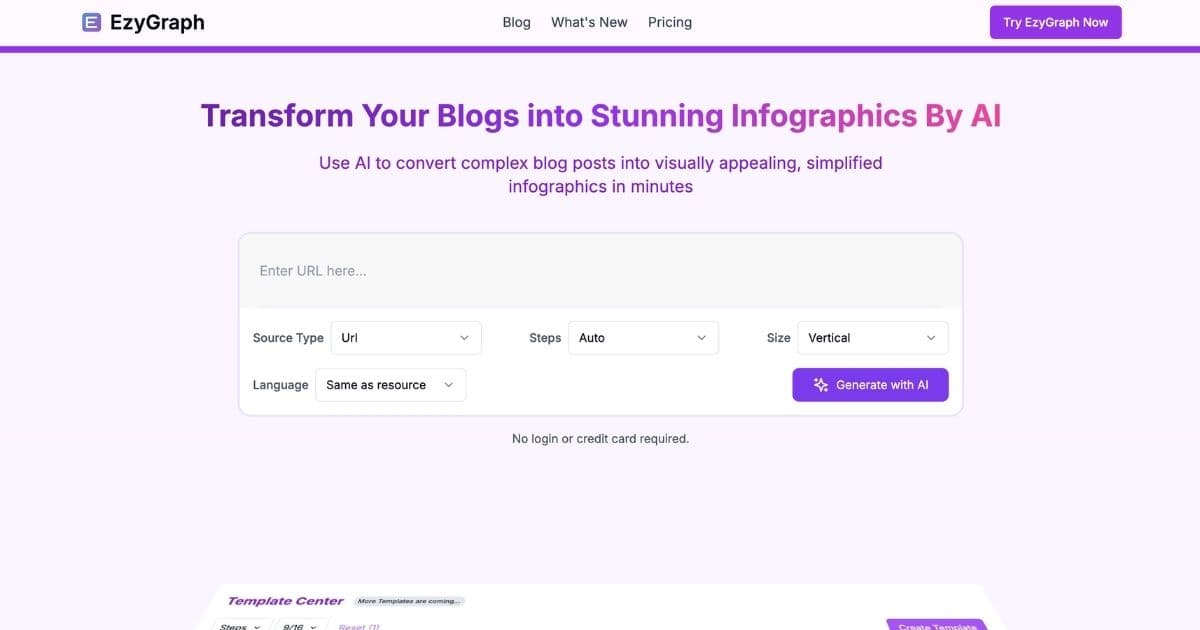 EzyGraph: Blog to infographic converter - Dynamic Business