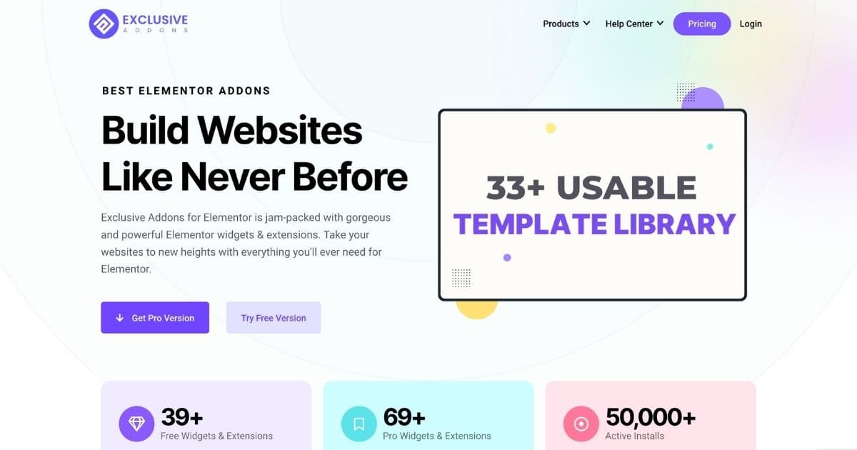 ExclusiveAddons: Elementor widget tool - Dynamic Business