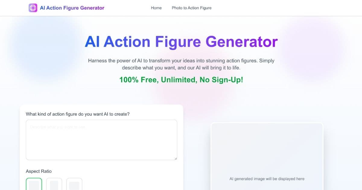 AiActionFigureGenerator: Custom action figure creator - Dynamic Business