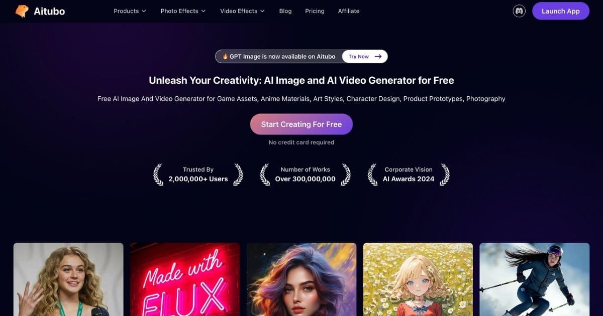 Aitubo: AI image and video generator - Dynamic Business