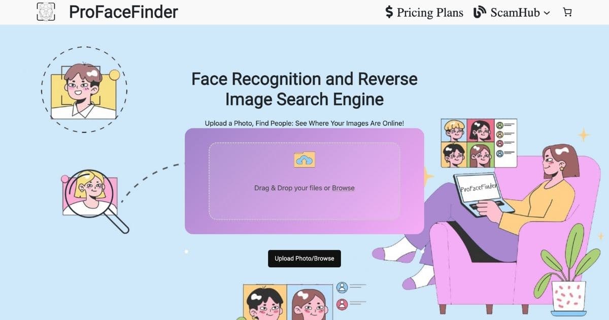 ProFaceFinder: AI facial recognition & image search - Dynamic Business