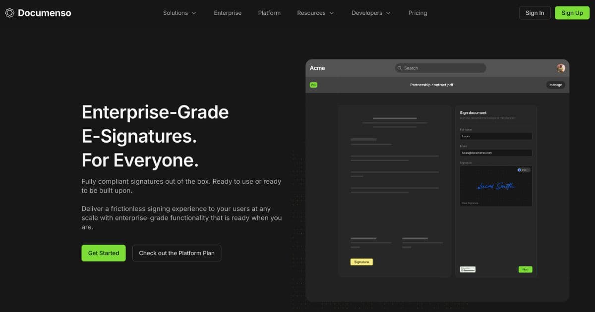 Documenso: Open-Source Secure eSignature Solution - Dynamic Business