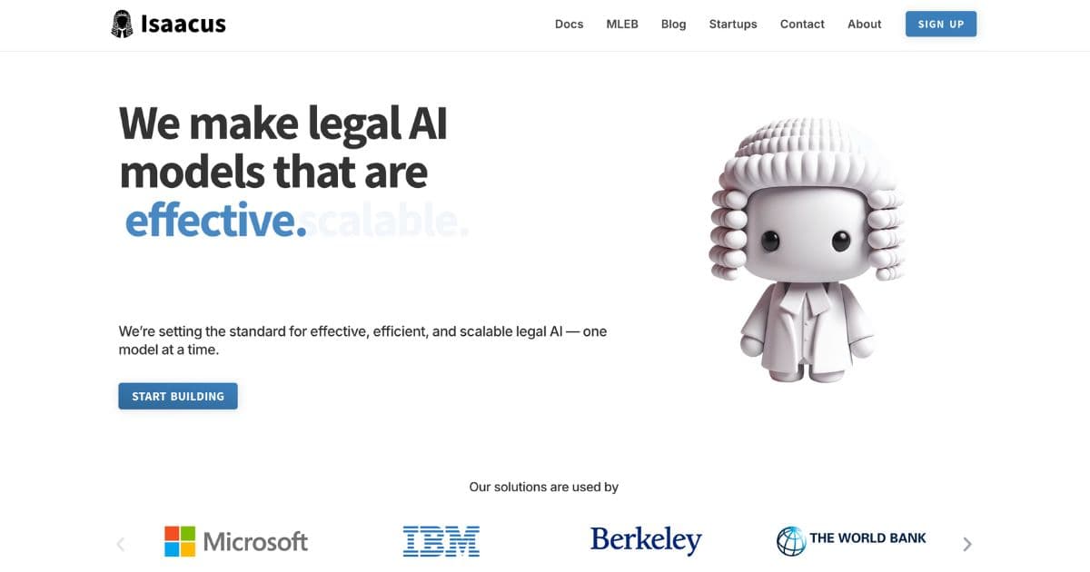 IsaacusFoundation Revolutionizes Legal Tech with AI Models - Dynamic ...