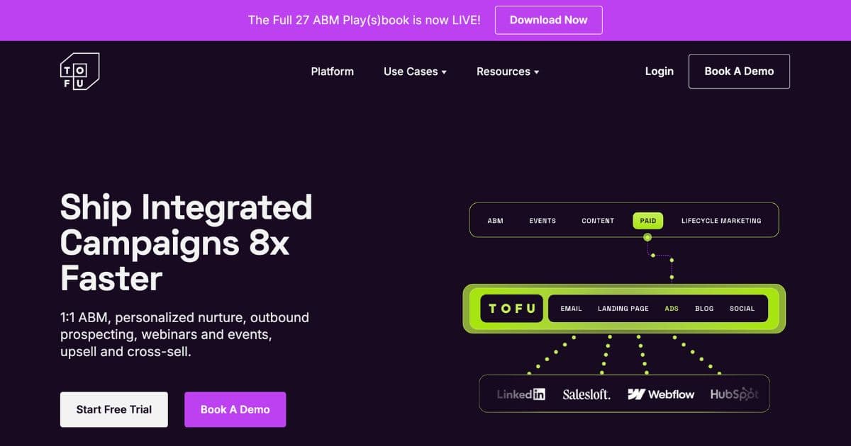 Tofu: Marketing Automation Platform - Dynamic Business